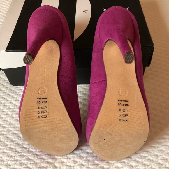 Michael Antonio | Shoes | Michael Antonio Raspberry Heels | Poshmark